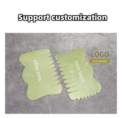 중국 2024 Jade Stone Comb Head Massager Body Muscles Hair Health Care 를 위한 근육 마사지 도구 판매용