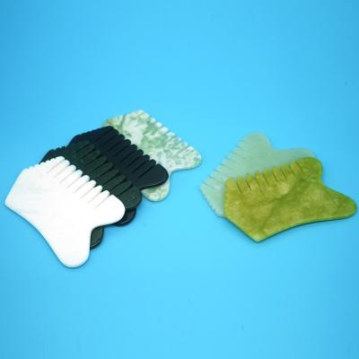 중국 자이드 구아샤 빗자루 마사지 돌 머리 빗자루 손잡이 머리 도구 신체 근육 및 다기능 얼굴 마사지 도구 판매용