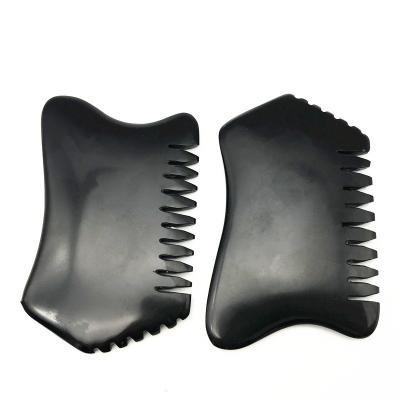 중국 검은 얼굴 마사저 비안 스톤 구아 샤 스크래핑 마사지 도구 천연 자이드 스톤 사용자 지정 로고 신체 마사저 판매용
