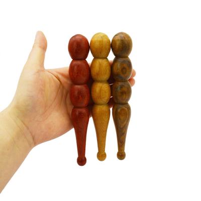 중국 성질 마사저 목재 핸드 홀드 아쿠프레서 마사지 펜 수동 얼굴 반사학 도구 깊은 조직 이완 판매용