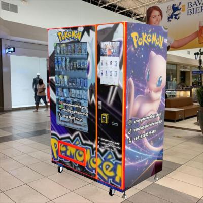 China 21.5'' Touch Screen Vending Machine for Trading Cards with Elevator Support with Canadian Bill and Coin and Credit Card for sale