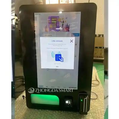 China Automatic Mini Vending Machine 32 Inch Digital Screen Age Verification Vending Machine With Id Card Reader for sale