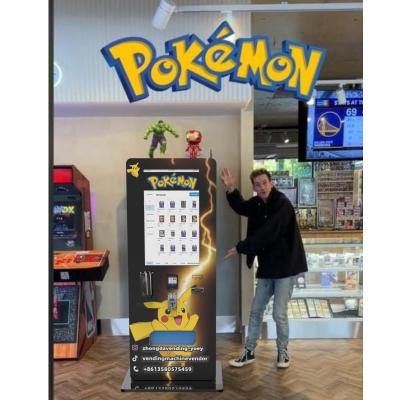 China Mini Stand-Free Card Vending Machine with Touch Screen for Trading Cards Sport Cards for sale
