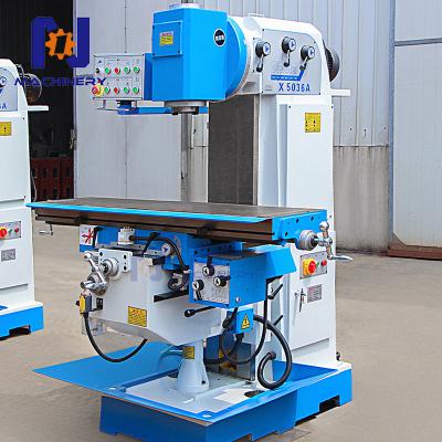 中国 高速手動フライス盤 X5036A 垂直フライス盤 金属用 販売のため