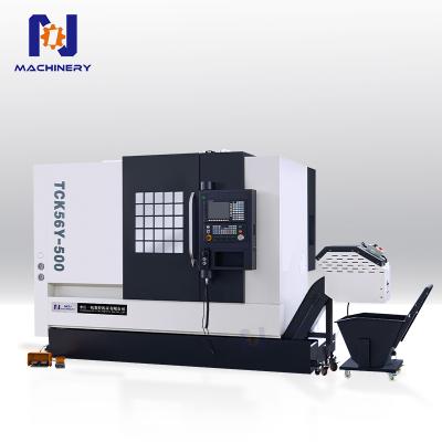 China Venda Quente TCK56Y GSK Controlador de cama inclinada Cnc Torno de torno Cnc Mecânica Cnc Torno à venda