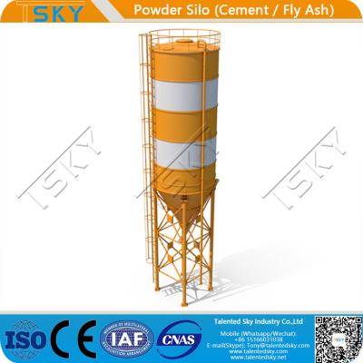 Cina Silo industriale della polvere della cenere volatile della calce del cemento di iso 500T in vendita