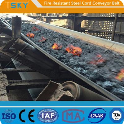 Cina Nastro trasportatore ignifugo del nastro trasportatore d'acciaio resistente al fuoco del cavo ST/S630 in vendita