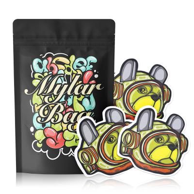 China Adequate Stock Custom Mylar Bag Smell Proof Sealable Stand up Pouches High Tolerance Mylar Bags Custom Printed for sale