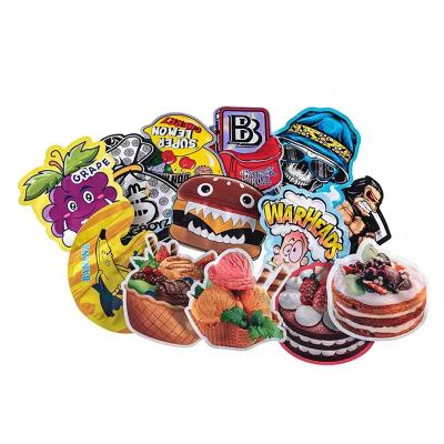 China Custom Printed Transparent Silvery Aluminum Foil Small Ziplock Pouch Foil Plastic Snack Storage Candy Packaging Mylar Bag for sale
