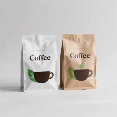 China Custom Printed Reusable Aluminum Foil Recyclable Packaging with Valve Zipper Featuring Custom Logo Print Coffee Pouch for sale