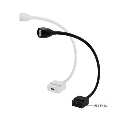 China Aluminium-EISEN-Wandleseleuchte mit USB 2A-Ladegerät und längerer Lebensdauer zu verkaufen