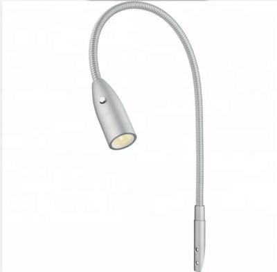 China Flexible LED-Bettleseleuchte mit Wandstütze und verstellbarer Farbtemperatur 2700-65 zu verkaufen