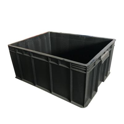 Cina 600 recipienti di plastica logistici di plastica del nero ESD della scatola X.400 per muoversi in vendita