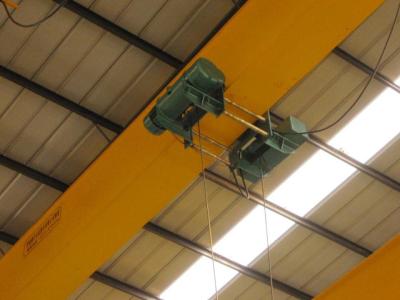 Cina Low Headroom Type Single Girder Workshop Overhead Crane 10 Tone in vendita