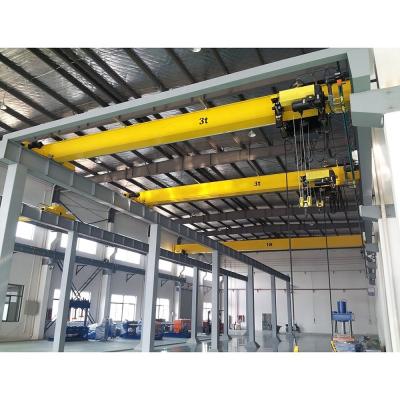 Cina 5 Ton 10 Ton HD Type Electric Single Girder Overhead Traveling Crane 25.5m Span in vendita