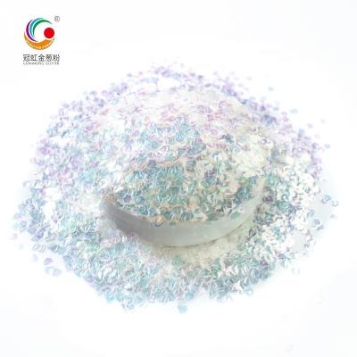 China Indoor Christmas Sparkle Powder PET Eye Glitter Powder 3D Diamond Rainbow for sale