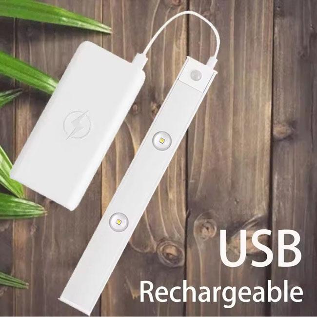 Package contents including USB charging cable