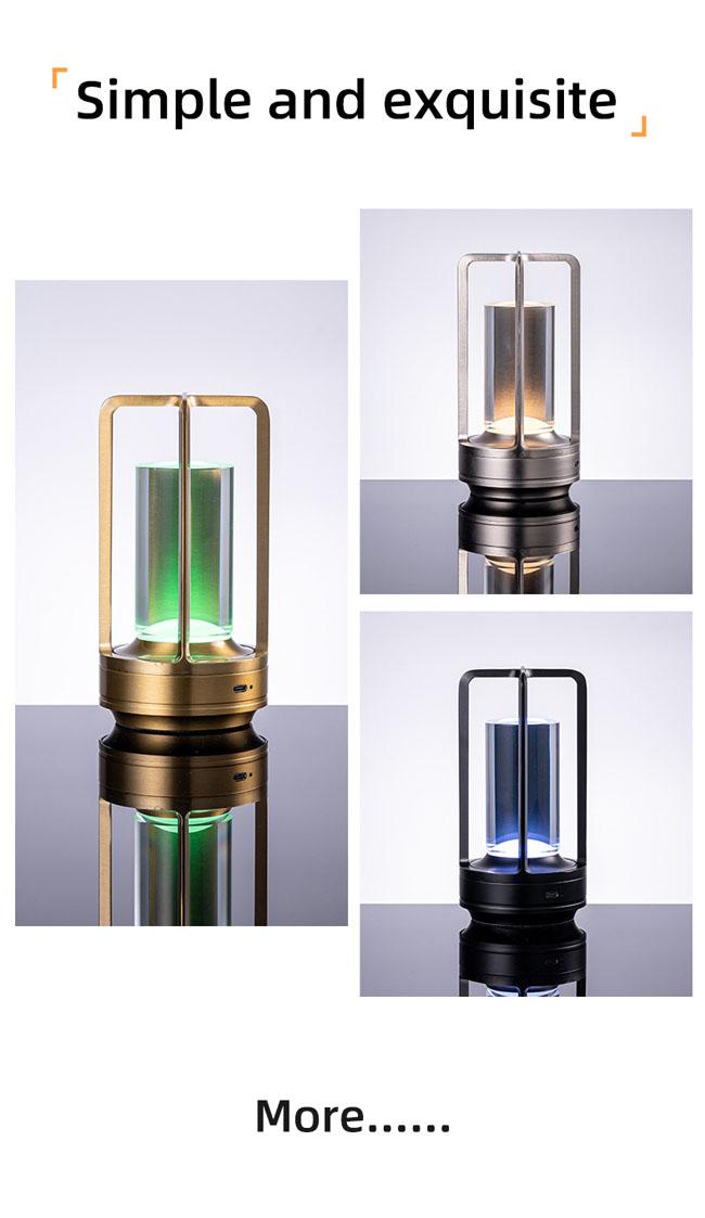 Gold version of the LED desk lamp