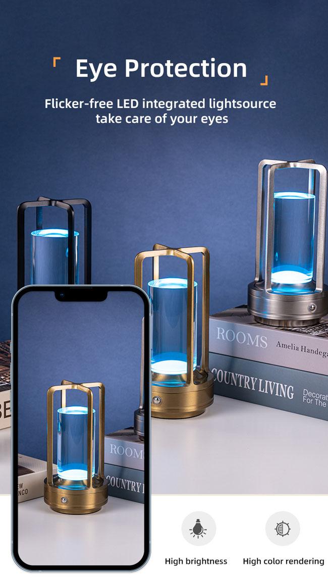 LED lamp in different color temperature settings