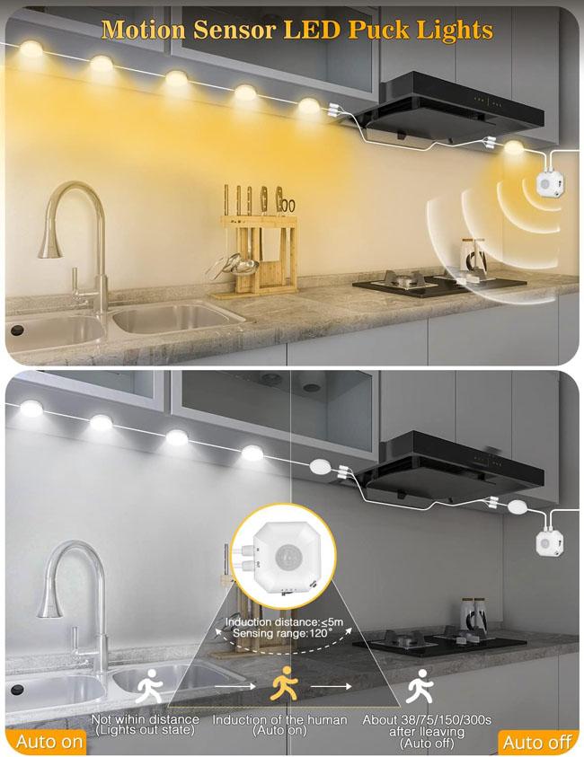 Multiple color temperature options of LED light