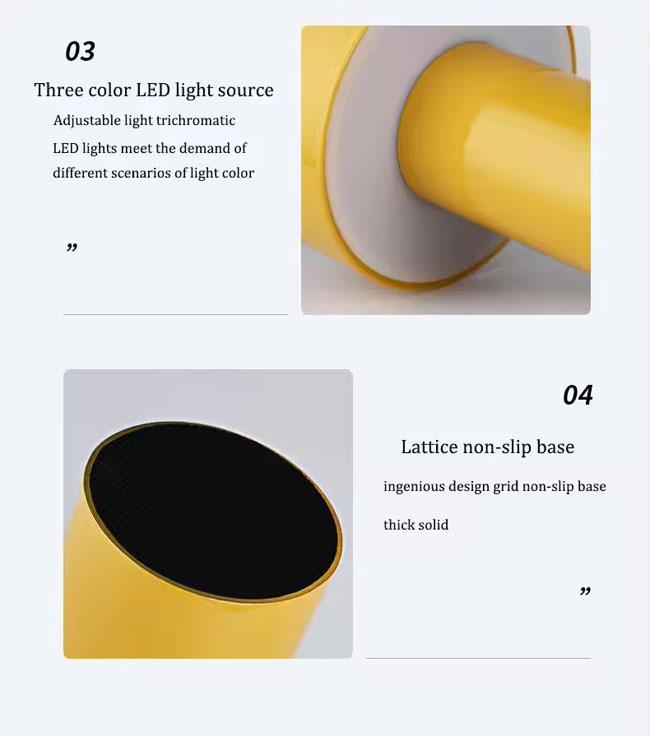 LED desk lamp in natural white lighting mode