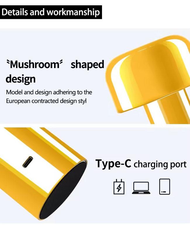 LED desk lamp in cool white lighting setting
