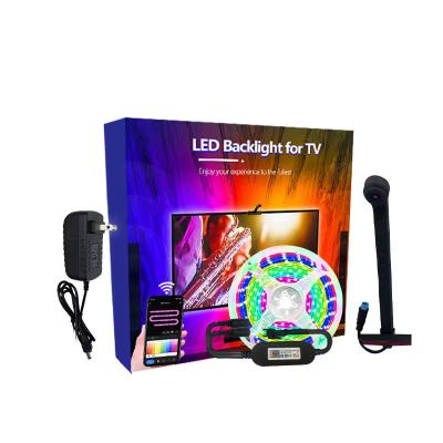 中国 Home Decoration 3.8M 5M USB IP20 TV LED Backlights With Music WIFI TUYA Smart Home APP Control 販売のため