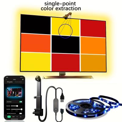 中国 WiFi LED TV Backlight With Sensor For 55-75 Inch TV And PC RGBIC App Control Compatible With Alexa And Google Assistant 販売のため