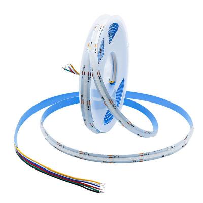 Cina Nastro a LED 5m/lot Smd 320 384 840leds/m Acqueproof Flexible Cob Led Strip Dc 24v Ra90 RGBCCT 3000k 4000k 6000k in vendita