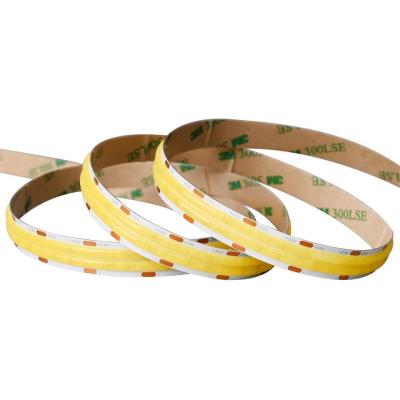 Cina 10m/roll doppie linee 600 led 12v 24v Ra80 12mm COB flessibile LED Flessibile Strip Light in vendita
