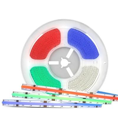 Cina 90 Ra CRI COB RGB LED Strip Light Non impermeabile 12V 24V per servizi di illuminazione in vendita