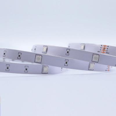 China Flexible Customizable Led Strip Lights IP20 18leds SMD 5050 Flexible LED Strip Lights for sale