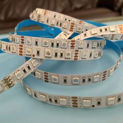 China 12V RGB Flexible LED Strip Light Color Changing LED Ribbon Lights IP20 for sale