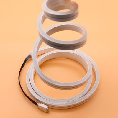 China Addressable Rgb LED Neon Light 12v 8 * 16led Silicone Flexible Cuttable Rgbic LED Strip for sale