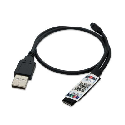 China Bluetooth Music Light Strip Led Controller 24 Key Infrared Remote Control 5v Usb for sale