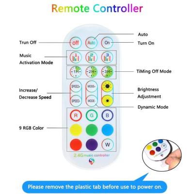 China Dc 5v Bluetooth App Rgb Led Controller With Brightness Adjustment And Microphone for sale