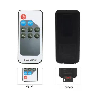 China Single Color Rf Led Controller With Remote 9 Key Including Cr2025 Battery for sale