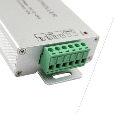 China 44 Key Rf Rgb Controller 12v-24v 12a Adjustable Brightness Aluminum Case Dimmer for sale
