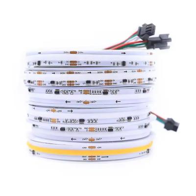 China 12 Volt COB LED Strip Lights Addressable 720 Light/Meter 2811IC Color RGB Flexible Light Strip for sale