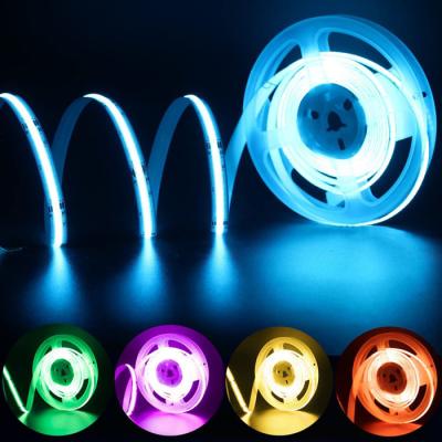 China 12w/M COB LED Strip Lights 24v Color Adjustable Soft LED Strip Lights for sale