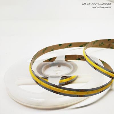China 180° Beam Angle COB LED Strip 24V 10mm LED Strip Lights Dual Color Temperature for sale