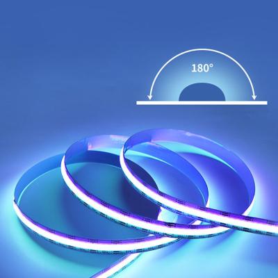 China 10000lm/m COB LED Strip 12V 576 Dimmable Outdoor LED Strip Lights IP20 for sale