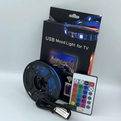 Cina la vendita calda china12v 5m smd5050 ip65 impermeabile rgb ha condotto le lampade fluorescenti con il regolatore a distanza in vendita