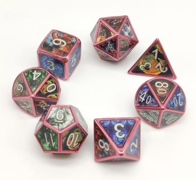 Cina Il RPG di lusso non tossico del metallo taglia il bene durevole a cubetti di versamento della mano dell'insieme di 7 pezzi in vendita