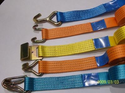 China ratchet straps, Accroding to EN1492-1, ASME B30.9, AS/NZS 4380 Standard, CE,GS TUV approved for sale