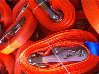 China ratchet straps, Accroding to EN1492-1, ASME B30.9, AS/NZS 4380 Standard, CE,GS TUV approved for sale