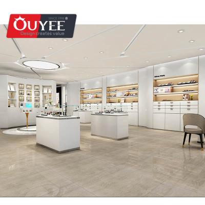 Κίνα Luxury Designed Perfume Shop Mall Perfume Store Decoration Display Stand With Customized Showcase Cabinet προς πώληση