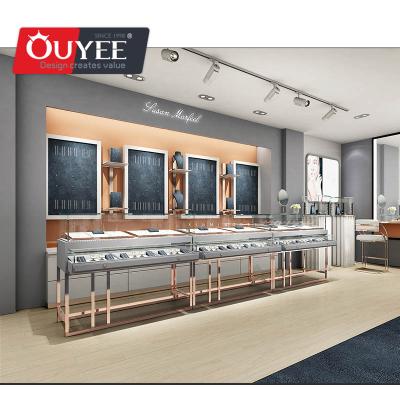 Κίνα Perfume Store Modern Luxury High Class Perfume Store Customized Wooden Standing Display Showcase Cabinet προς πώληση