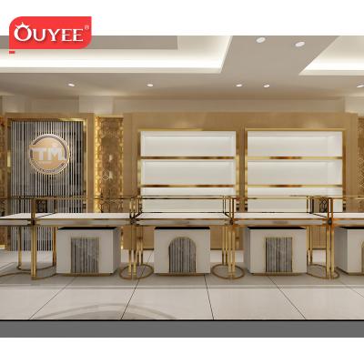 中国 Jewelry Store Retail Jeweler Showroom Designs Counter Furniture Jewelery Showcase Jewelery Shop Interior Design Display Jewelery Store 販売のため