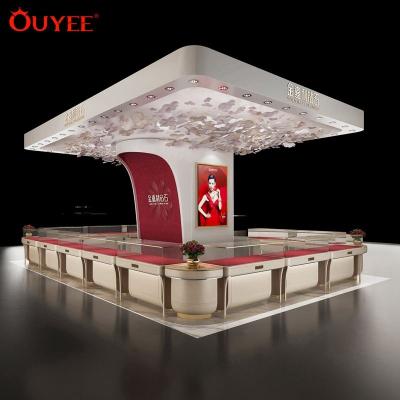 Κίνα Jewelry Store Custom Design Retail Store Mall Jewelry Kiosk For Sale προς πώληση